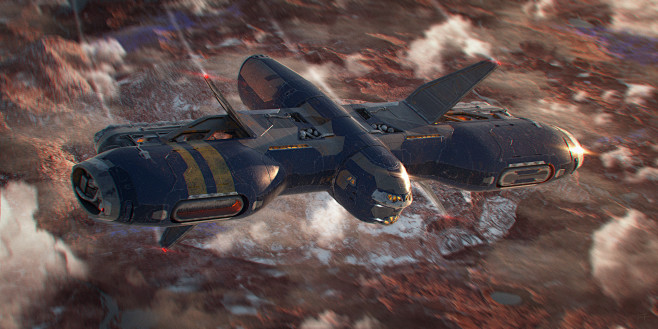 paul-cheptea-spaceship-flight