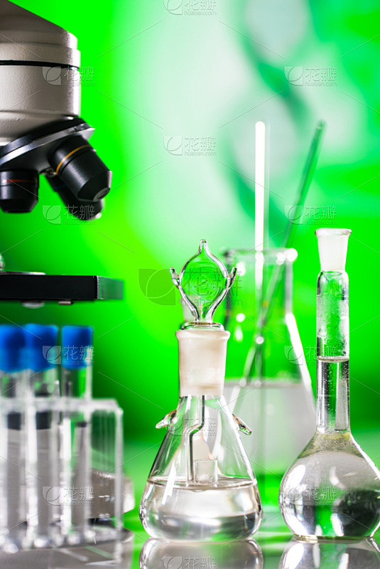 显微镜,实验室,试管,概念,垂直画幅,生物科技,装管,微生物学,无人,化学家