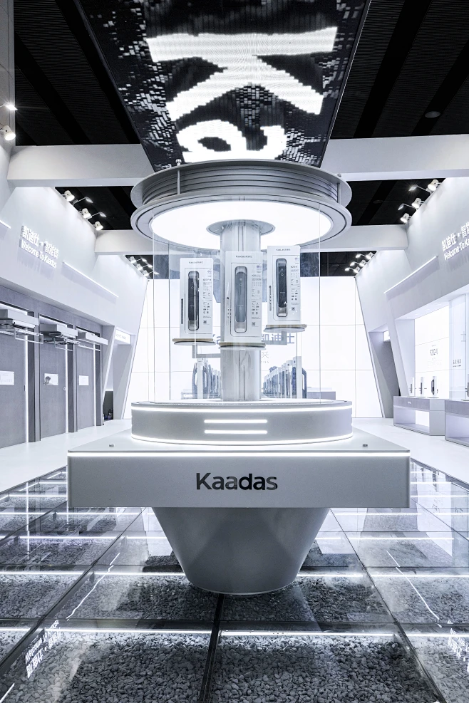 booth design Naked eye 3D-花瓣网