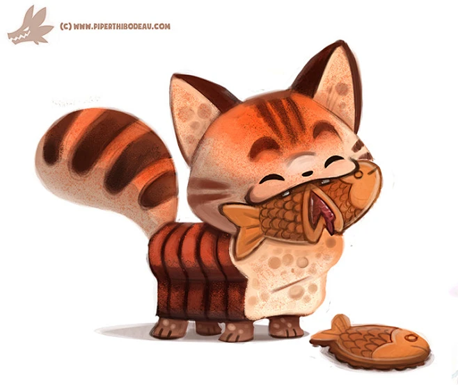 Daily Paint #1126. Holiday Fluuuuuuuuuu, Piper Thibodeau : Daily Paint ...