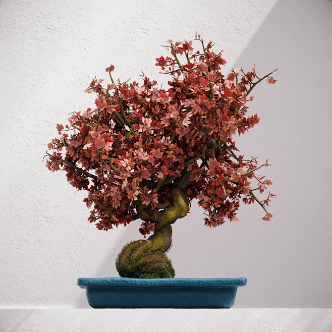 3D CGI forest green houdini Nature Procedural redshift Render trees-花瓣网
