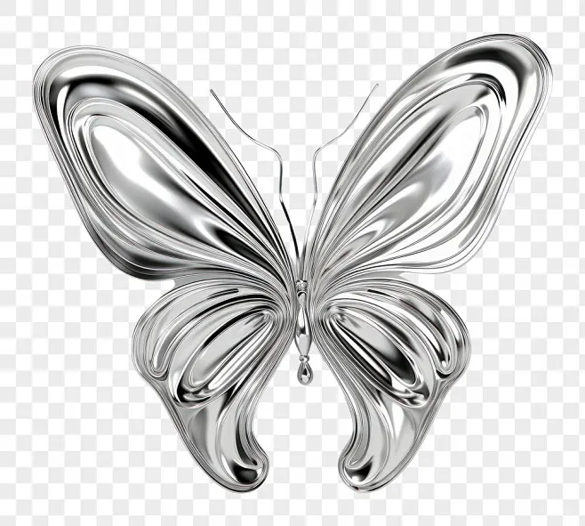 PNG butterfly silver metal white | Premium PNG - rawpixel : Download ...
