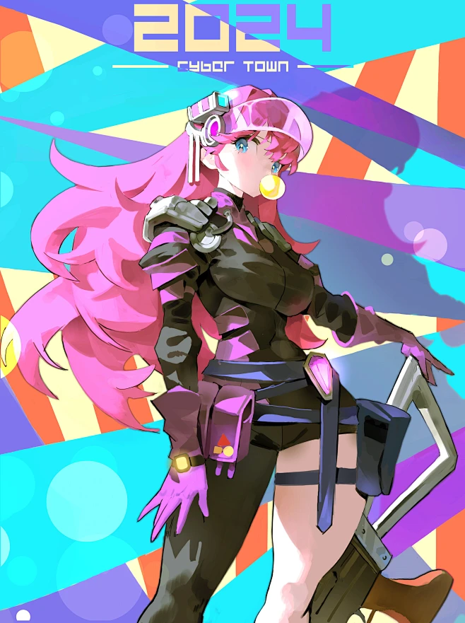 CYBER TOWN-花瓣网