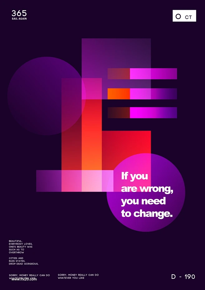 时尚流行元素潮流语言彩色几何图形渐变海报-花瓣网