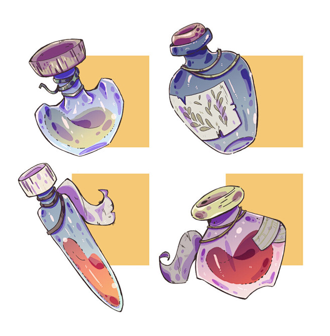 Potion bottles