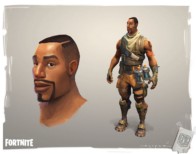 比《绝地求生》还火的吃鸡游戏 《堡垒之夜》原画欣赏！(2)_游侠网 Ali213.net