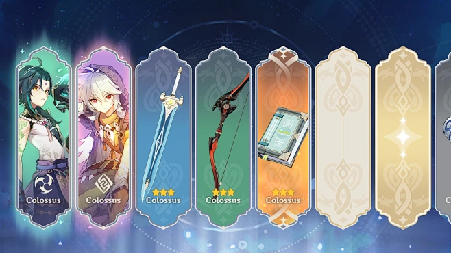 Genshin Impact 原神 UI Art - Scene-花瓣网