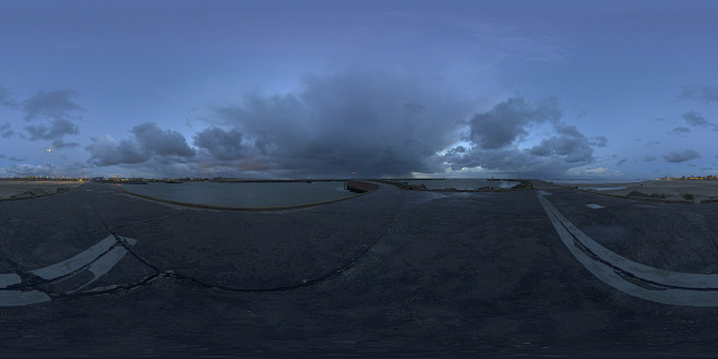 HDR；平原，天空