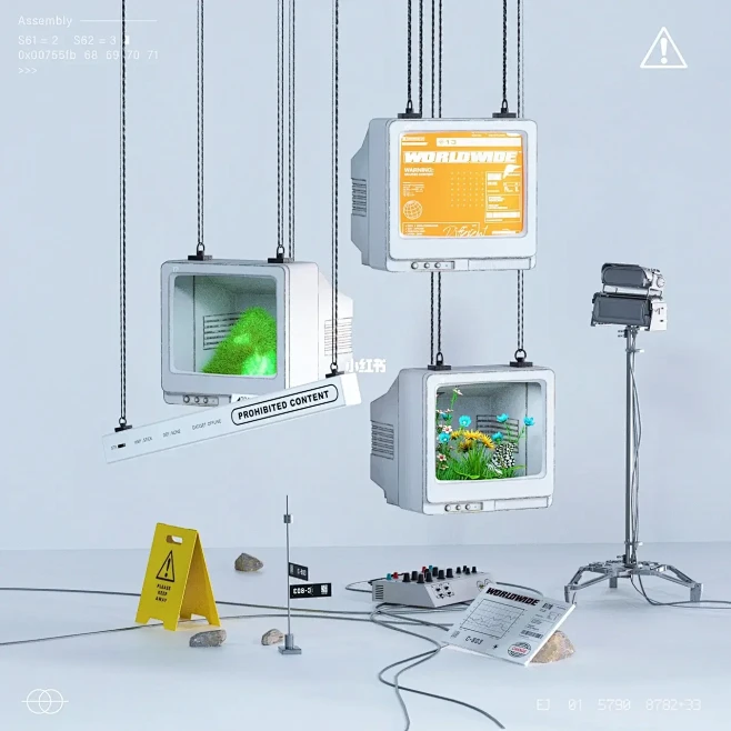 C4D Poster｜Laboratory ¹⁰/₉ -花瓣网