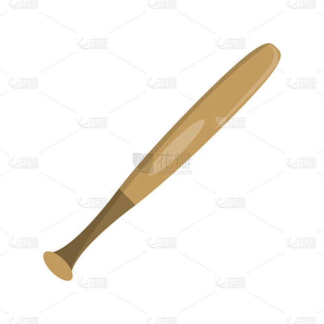 Baseball bat isolated cartoon素材-花瓣网