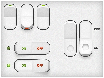 Switches_dribbble-花瓣网