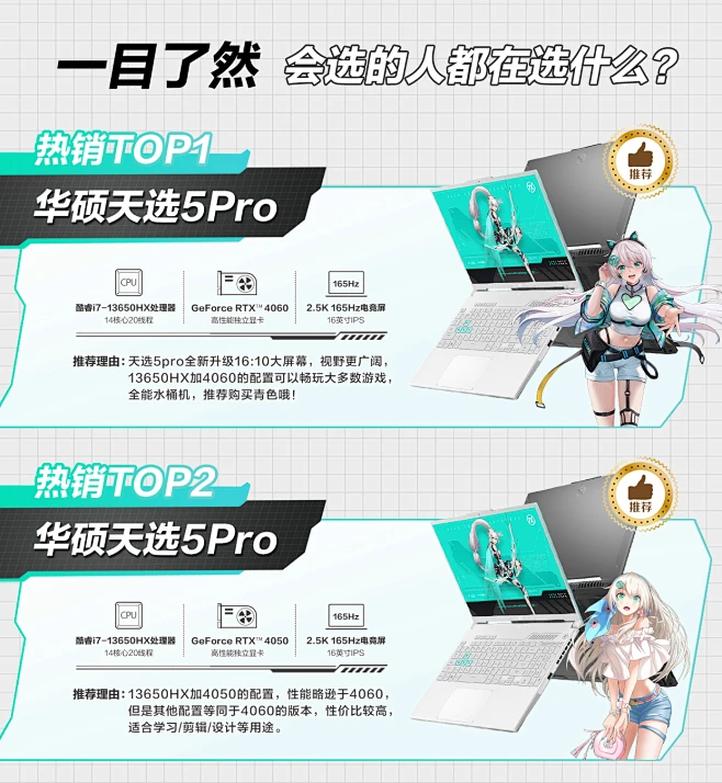 华硕天选5Pro酷睿版i9天选4锐龙版4060 4070游戏本学生笔记本电脑-淘宝网-花瓣网