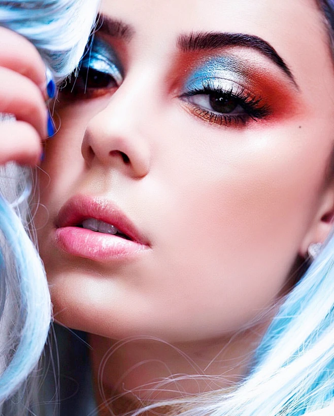 派对、节日妆容-花瓣网