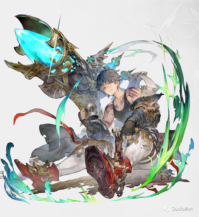 200P资源！韩国新游《Gran Saga》角色立绘.场景原画一览-7.GAME