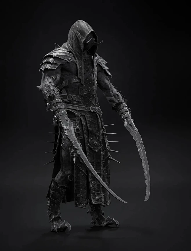 刚刚解禁！暗黑奇幻风格魂系3A大作《致命躯壳(Mortal Shell)》最新概念图，打包 : 资源包领取方式-见文末-花瓣网