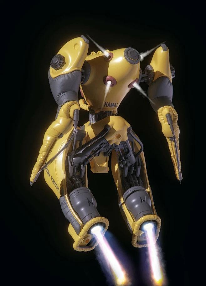 Hamal worker mecha-花瓣网