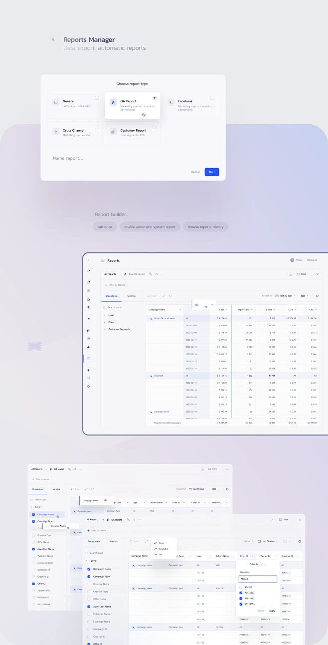 Customer Intelligence dashboard data management Data Platform data ...
