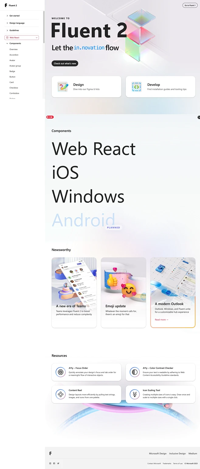 Home - Fluent 2 Design System-花瓣网