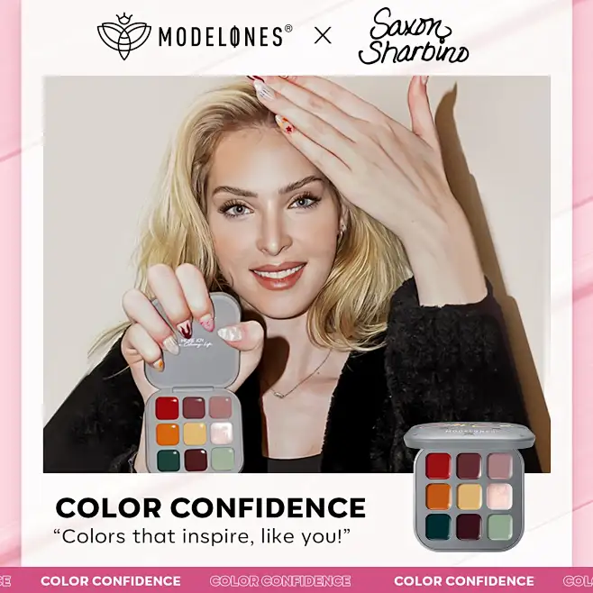 Color Confidence - 9 Shades Solid Cream Gel Polish Color Cube图片 ...
