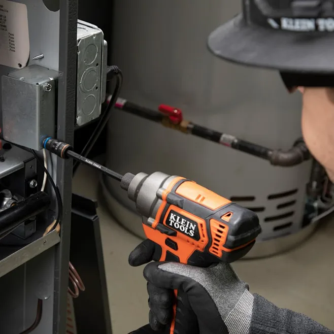 Amazon.com: Klein Tools 32910 Impact Driver, 7-in-1 SAE Impact Socket Set with Handle, Flip ...