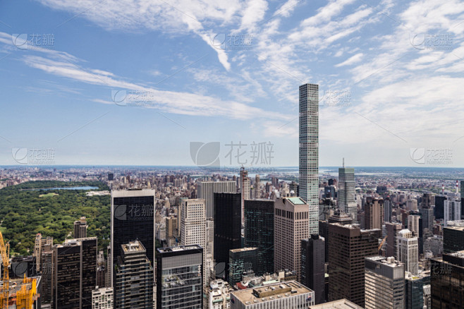 纽约,中央公园,航拍视角,曼哈顿,公园,美国中大西洋地区,水平画幅,高视角,无人,夏天