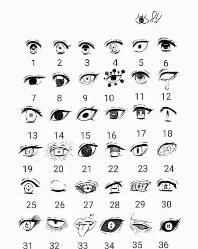 动漫人物眼睛素材-夸克图片搜索-花瓣网