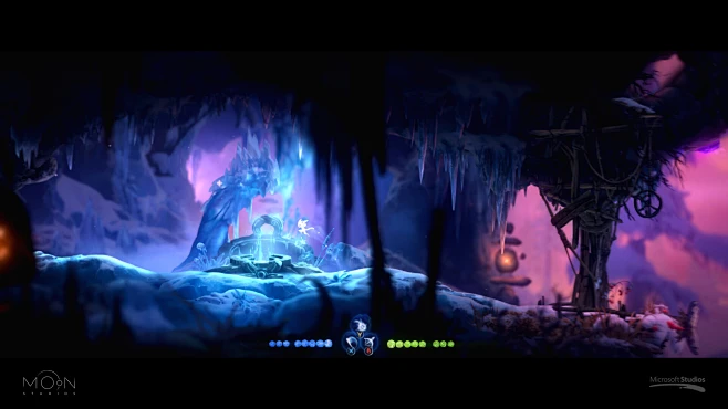 {游戏系列}奥地利ori《奥日与黑暗森林》（UI,角色，场景）-花瓣网