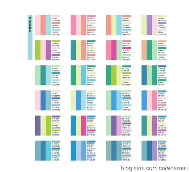 马卡龙色系配色卡的 搜索结果_360图片-花瓣网