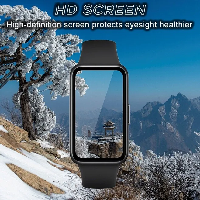 3PCS 5PCS 3D Curved Edge Protective Film For Huawei Band 8 Screen ...