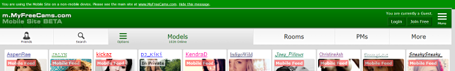 M.MyFreeCams.com - Models - MFC Mobile Site