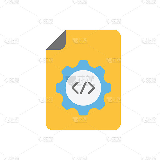 Programming code vector. Document Icon - Programmi