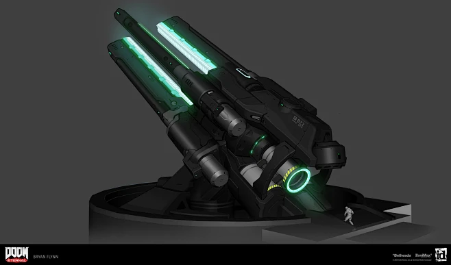 Doom Mars Core Exterior Concepts-花瓣网