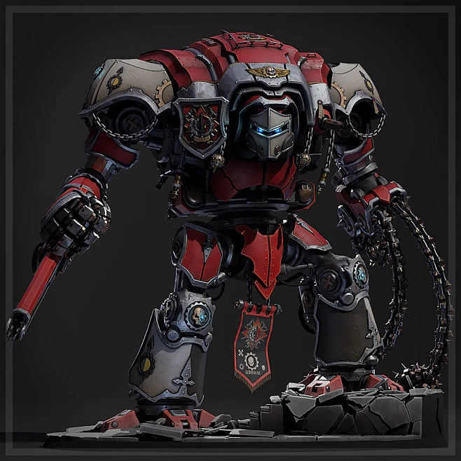 W40k Imperial knight: House Taranis, Guillaume Bolis : Here’s the ...