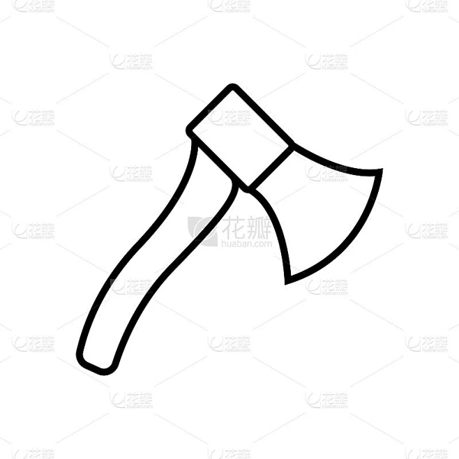 Halloween weapon bloody axe icon design素材-花瓣网