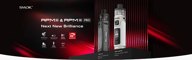 SMOK RPM 5 RPM 5 Pro Pod Mod Kit 2000mAh 80W_8ihg6n-花瓣网