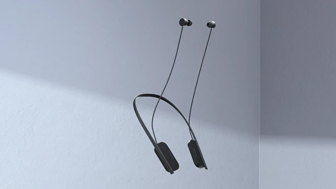 3D 3d motion animation Earbuds earphones mymanu product Titan-花瓣网