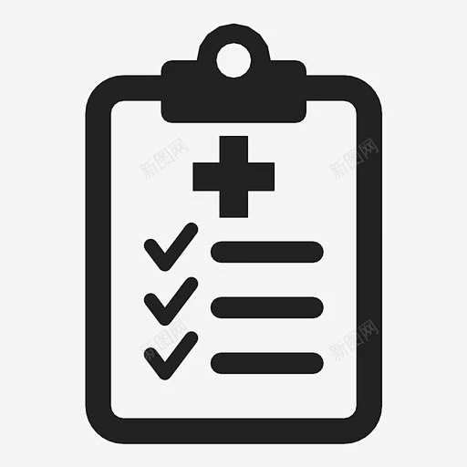 医疗检查表诊断医生图标 标识 标志 UI图标 设计图片 免费下载 页面网页 平面电商 创意素材-花瓣网