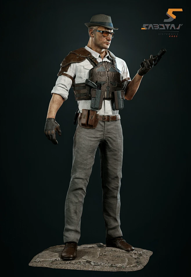 Juan Character Art for Sabotaj (Sabotage) MMO FPS Game, Buğra Erke ...