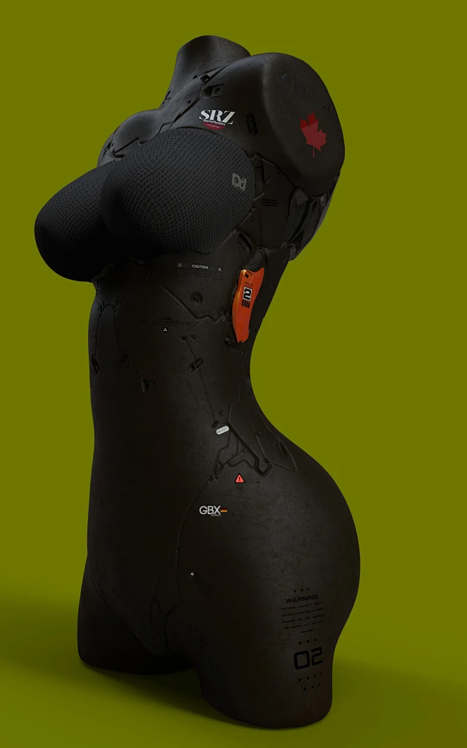 Cyborg body Study 202010-花瓣网