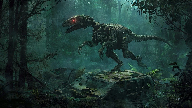 Raptor Mech-花瓣网