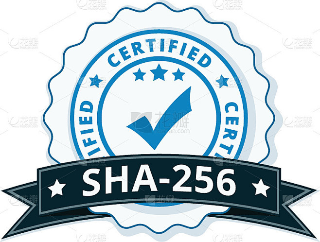 SHA-256认证标签插图