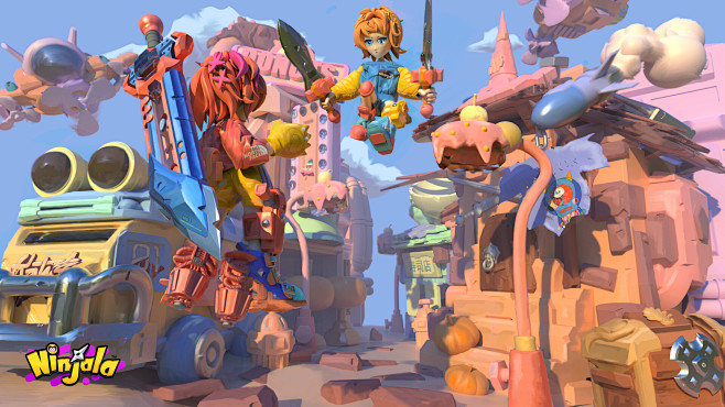 Ninjala Fanart-花瓣网