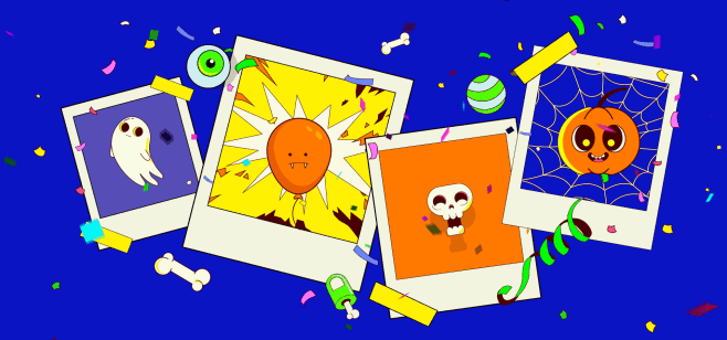 ILLUSTRATION Halloween motion graphics kids animation motion design ...