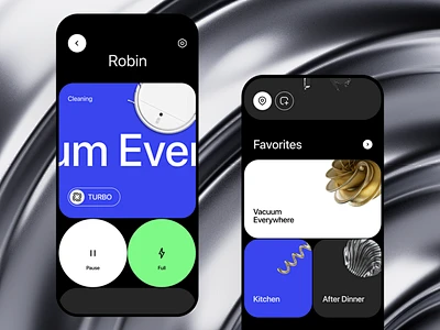 iRobot home app design-花瓣网