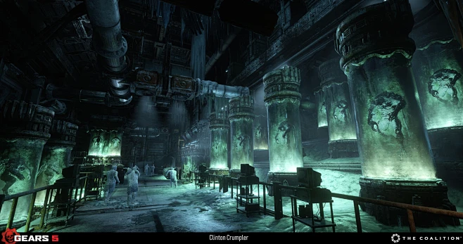 Gears of War 5: Locust Test Tubes, Clinton Crumpler : Gears of War 5 ...