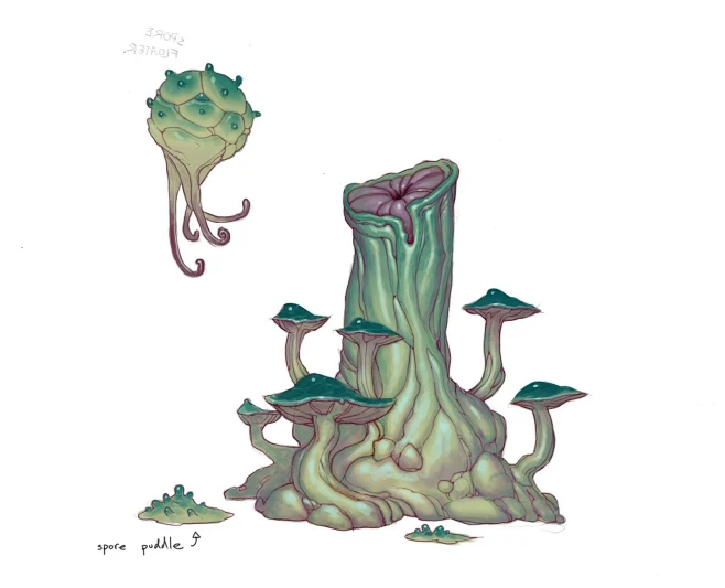 植物原画树原画来自cgbook.cn (1404)-花瓣网