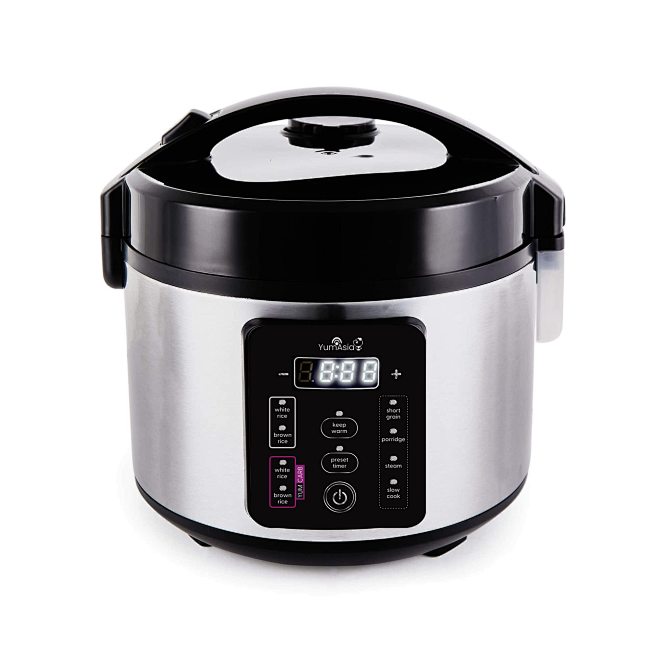 Yum Asia Kumo YumCarb Rice Cooker with Ceramic Bowl and Advanced Fuzzy ...