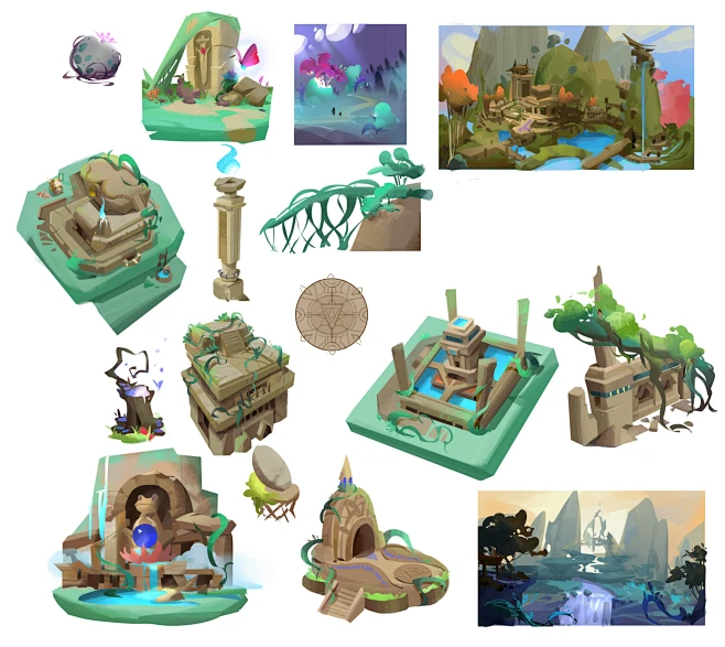 Binka Chen : concept artist-花瓣网