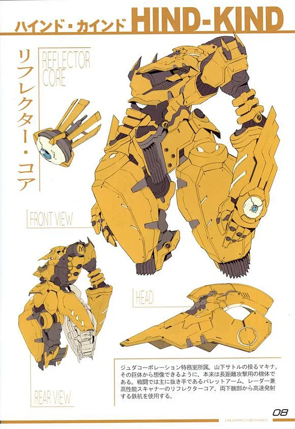 【图片】【资源】Champion RED附录〈Linebarrels Mechanics〉机体设定集【武装机甲吧】_百度贴吧-花瓣网