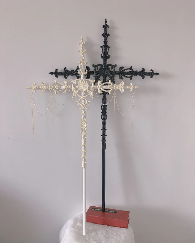 lolita权杖手杖龙骨墓园暗黑搞死哥特十字架cos道具走秀拍照-淘宝网-花瓣网